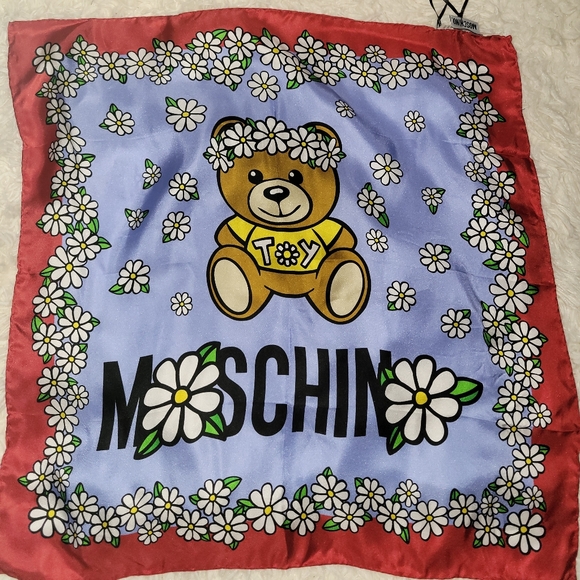 Moschino | Accessories | Nwt Moschino Teddy Scarf | Poshmark